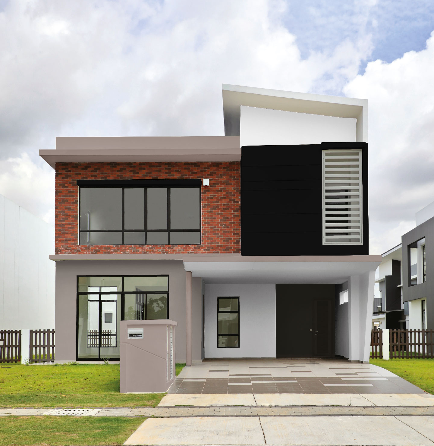 Jotun 6317 Alpine Snow 0556 Fresh Concrete 5366 Tar | Exterior ...