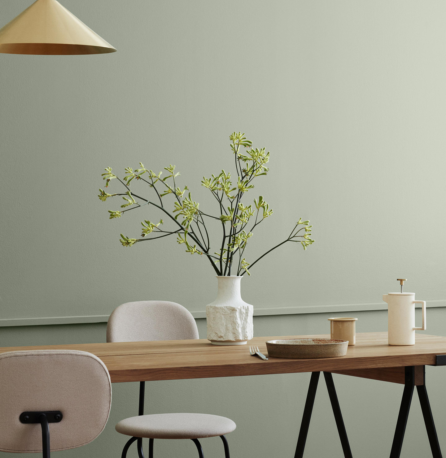 Beautiful green colour for your kitchen – Jotun LADY Supreme Finish ...