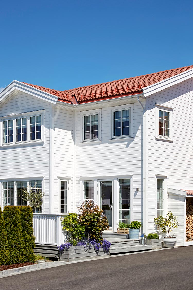 Jotun 9918 Klassisk hvit - Farge til utemaling | Nøytral hvit husfarge