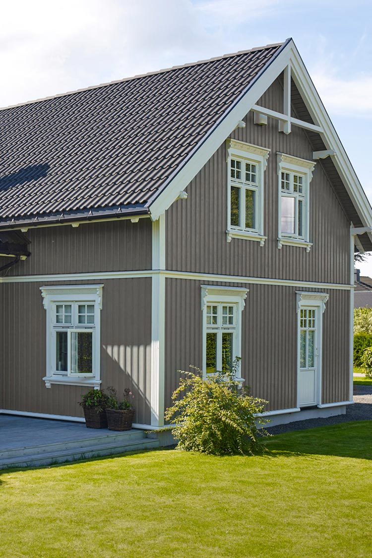 Jotun 9918 Klassisk hvit - Farge til utemaling | Nøytral hvit husfarge