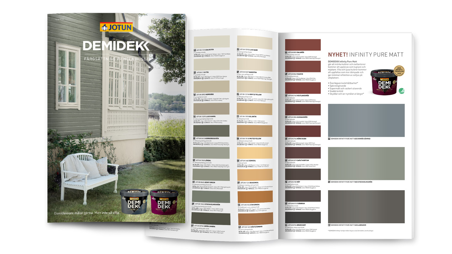 Nya DEMIDEKK Infinity Pure Matt | Jotun.se