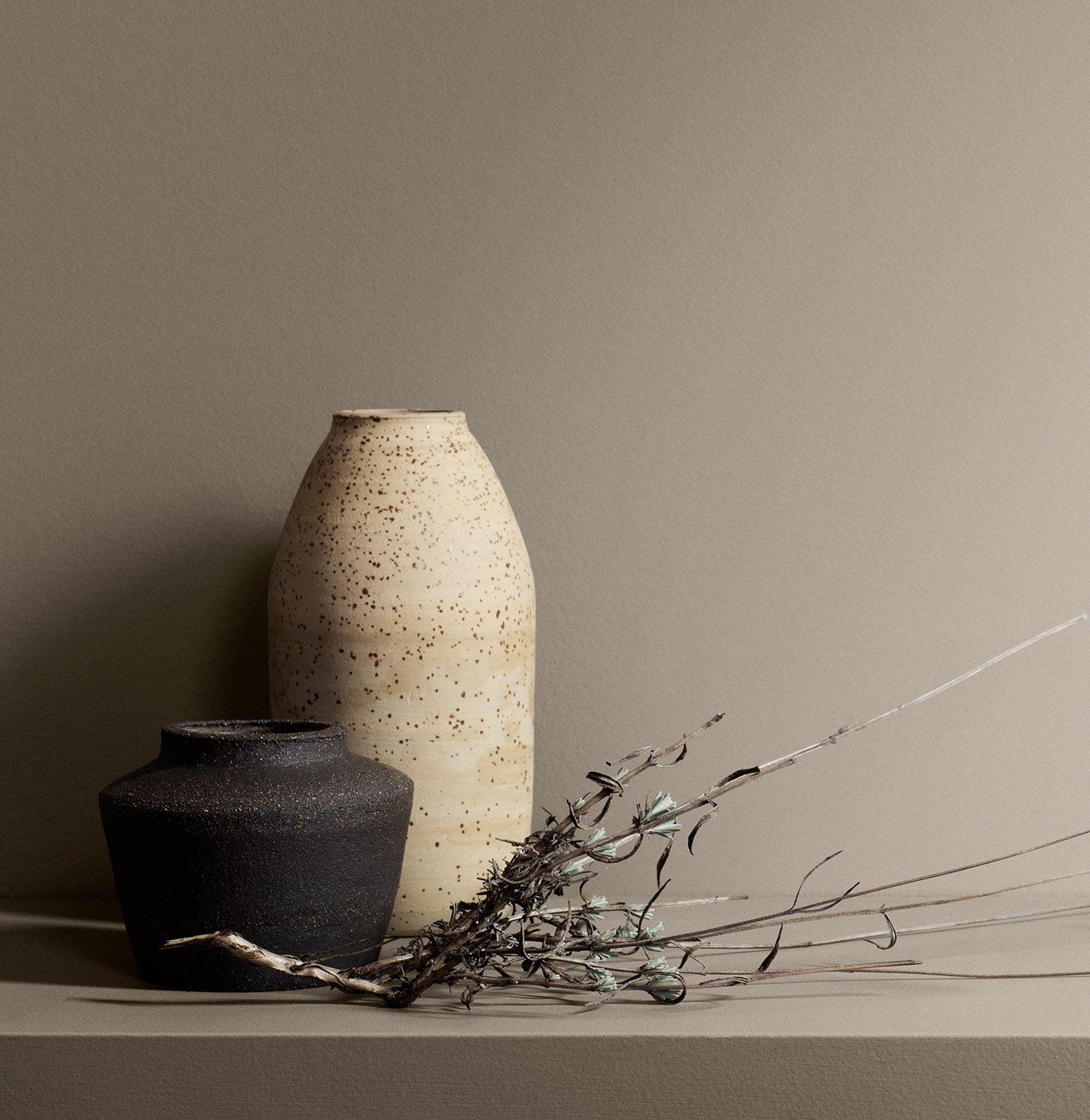 Vakker beige farge til stue – Jotun 11130 Shade