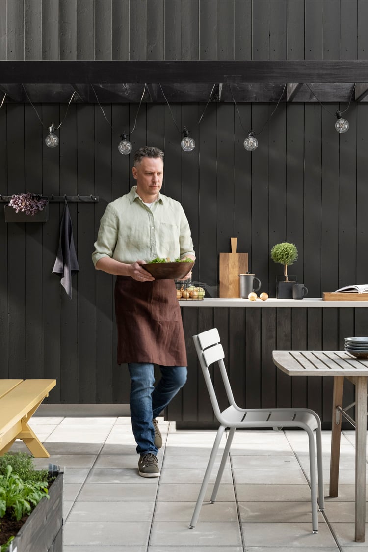 9938 DEMPET SORT - Farge til maling utendørs