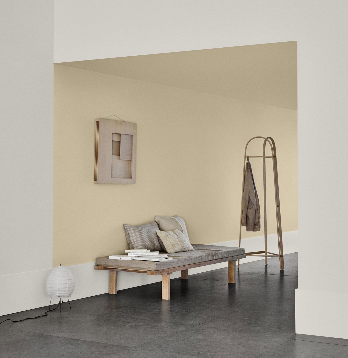 Beautiful yellow and white colours for your hallway – Jotun 12079 Gleam ... Beautiful yellow and white colours for your hallway – Jotun 12079 Gleam ...