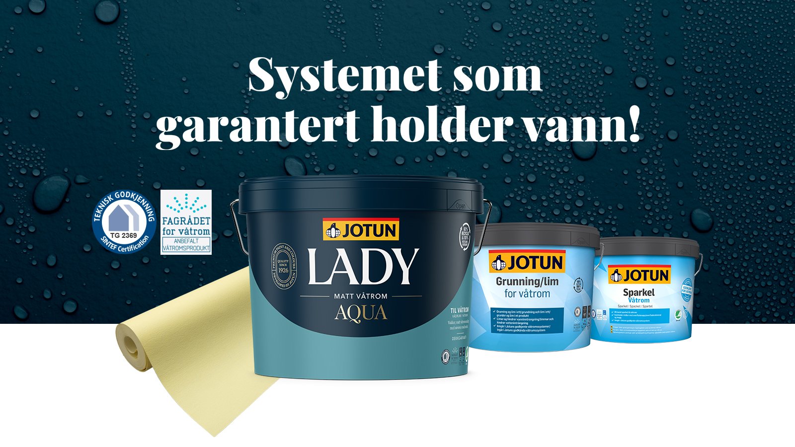 Jotun Våtromssystem | Jotun.no Proff