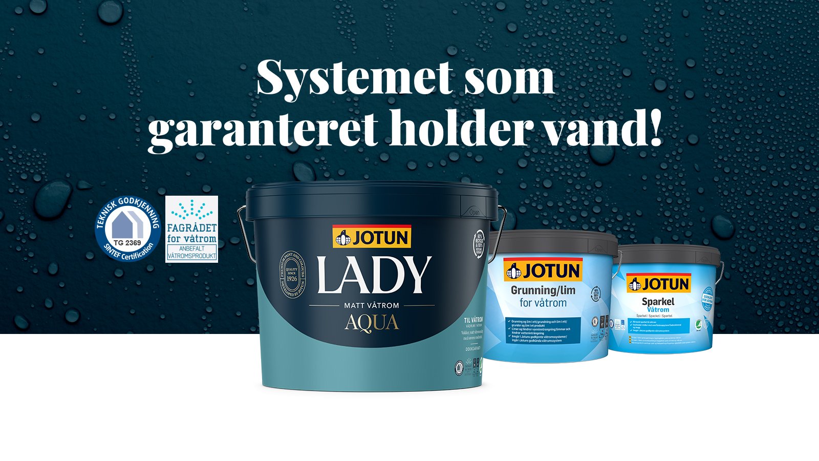 Jotun Proff Vådrumssystem | Jotun.dk Proff