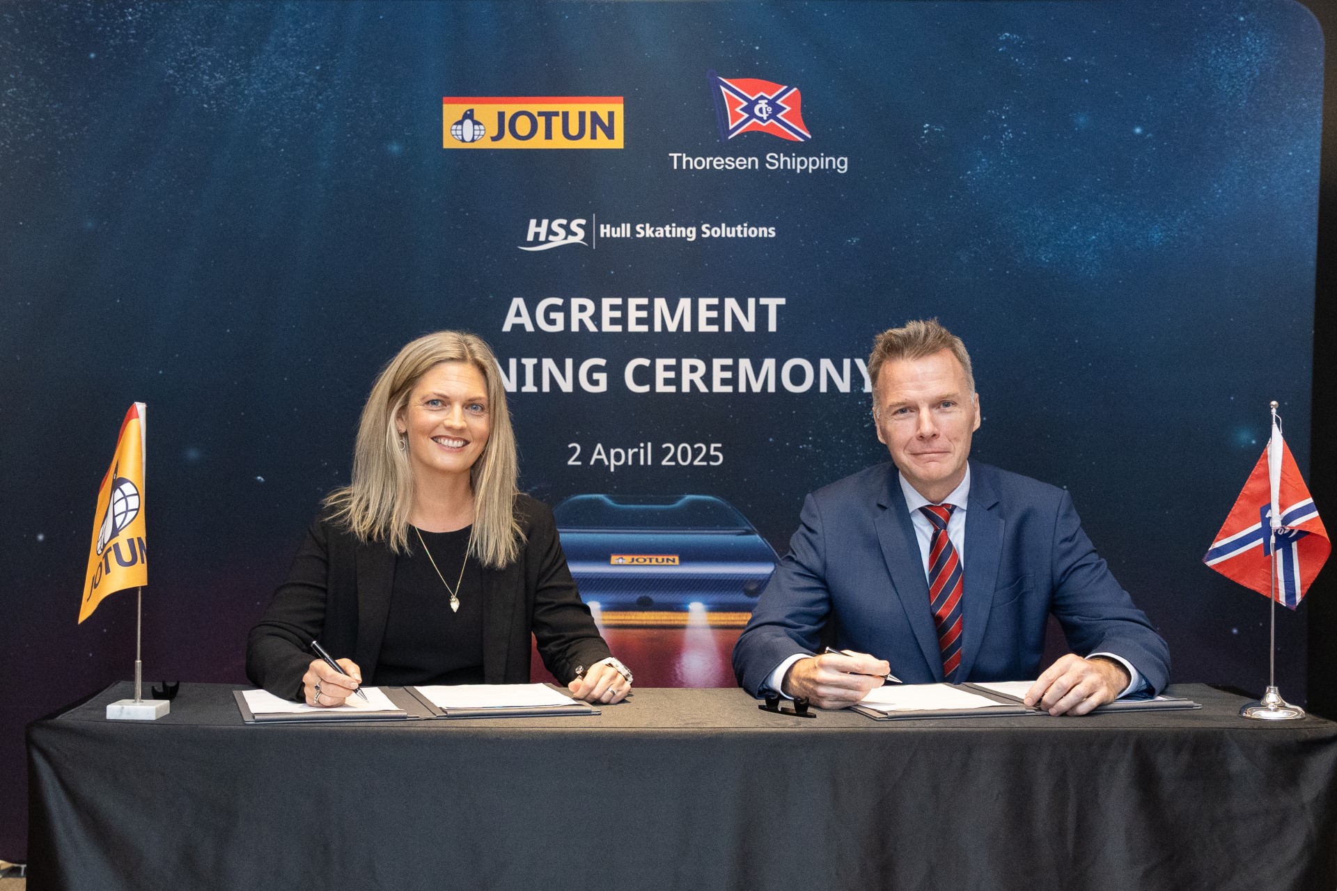 Jotun secures agreement with leading shipowner Thoresen Shipping to maintain always clean hull ...